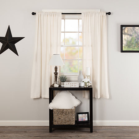 Click here for Vhc Brands Cotton Burlap Rod Pocket Light-Filterin... prices