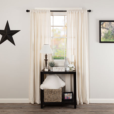 Click here for Vhc Brands Cotton Burlap Rod Pocket Light-Filterin... prices