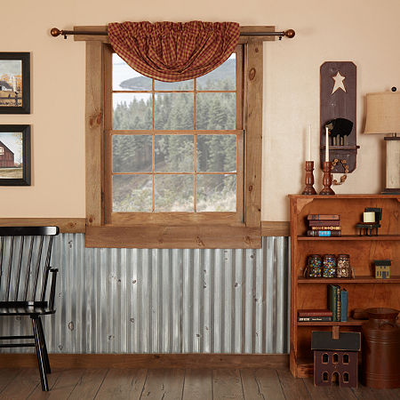Click here for Vhc Brands Country Check Light-Filtering Rod Pocke... prices