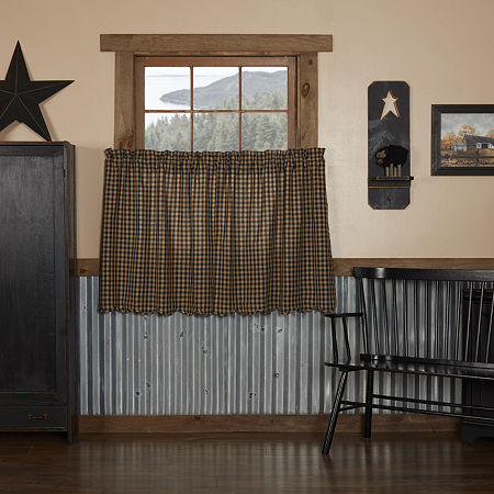 Click here for Vhc Brands Country Check 2-pc. Rod Pocket Window T... prices