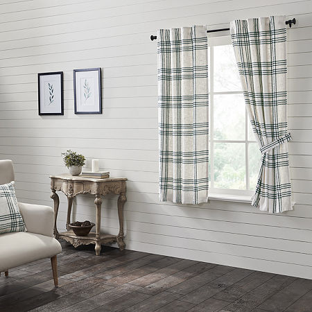 Click here for Vhc Brands Country Woven Plaid Rod Pocket Light-Fi... prices
