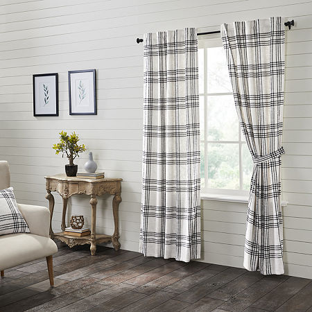 Click here for Vhc Brands Country Woven Plaid Rod Pocket Light-Fi... prices
