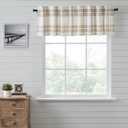 Click here for Vhc Brands Country Woven Plaid Rod Pocket Tailored... prices