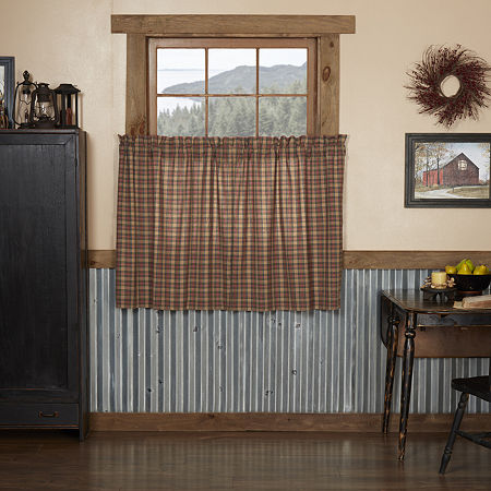Click here for Vhc Brands Crosswoods 2-pc. Rod Pocket Window Tier... prices