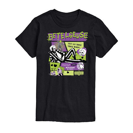 Click here for Mens Short Sleeve Beetlejuice Beetlejuice Graphic... prices