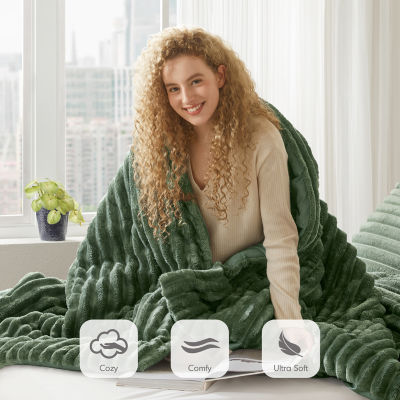 510 Design Avril Fluffy Ribbed Plush Midweight Comforter Set - JCPenney