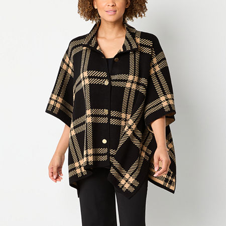 Click here for Black Label by Evan-Picone Plaid Womens 3/4 Sleeve... prices