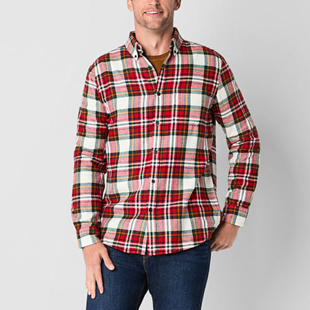 Click here for St. Johns Bay Mens Long Sleeve Classic Fit Flannel... prices