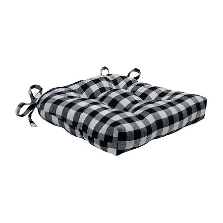Click here for Achim Buffalo Check Tufted Dining Cushion  One Siz... prices