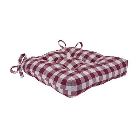 Click here for Achim Buffalo Check Tufted Dining Cushion  One Siz... prices