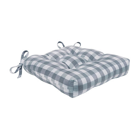 Click here for Achim Buffalo Check Tufted Dining Cushion  One Siz... prices