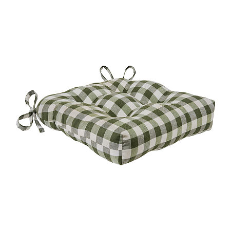 Click here for Achim Buffalo Check Tufted Dining Cushion  One Siz... prices