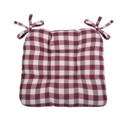 Achim Buffalo Check Tufted Dining Cushion - JCPenney