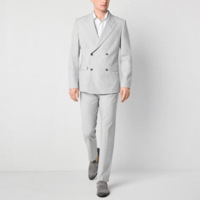 J.Ferrar Mens Slim Fit Suit Separates, Color: Cool Gray - JCPenney