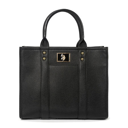 Click here for U.S. Polo Assn. Box Tote Bag  One Size  Black prices