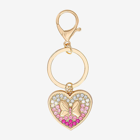 Click here for Gold Tone Minnie Mouse Bow Key Chain  One Size prices
