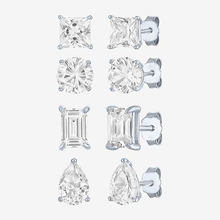 Click here for Yes  Please! Womens Lab Created White Sapphire Ste... prices