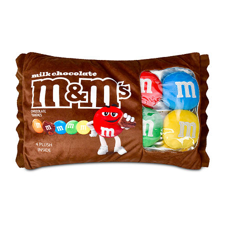 Click here for Iscream M&Ms Fleece Plush Pillow  One Size  Multip... prices