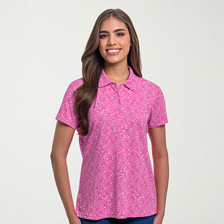 Click here for Antigua Fall 2025 Womens Polo Shirt  Large  Pink prices