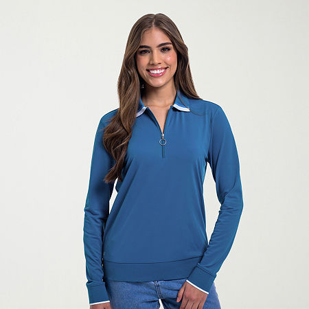 Click here for Antigua Fall 2025 Womens Mock Neck Active Quarter-... prices