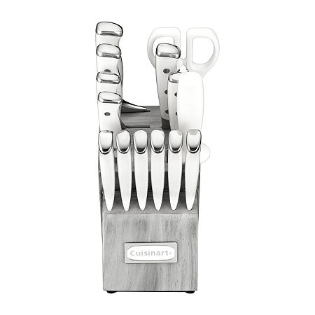 Click here for Cuisinart 15-pc. Knife Block Set  One Size  White prices