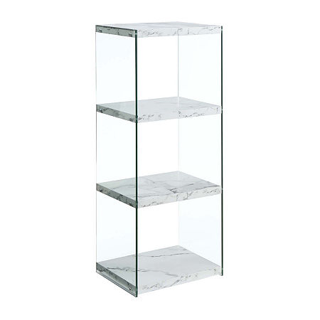 Click here for Convenience Concepts Soho 4-Tier Tower Bookcase  O... prices