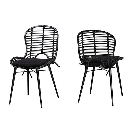 Click here for Brenna 2-pc. Dining Chair  One Size  Black prices