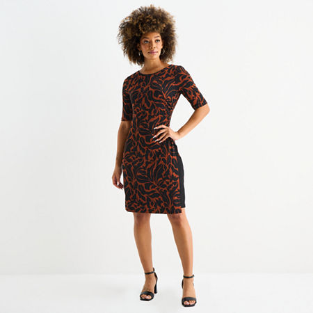Click here for Connected Apparel Womens Short Sleeve Paisley Shea... prices