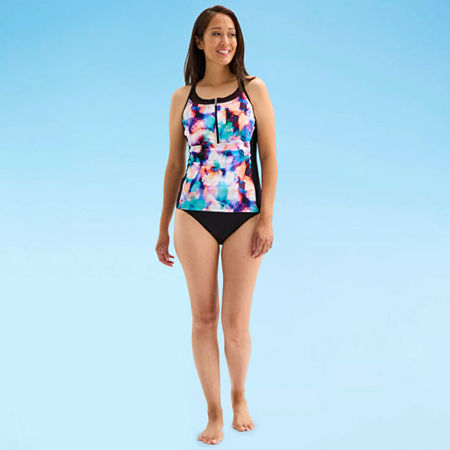 Click here for Free Country Womens Stretch Fabric Floral Tankini... prices