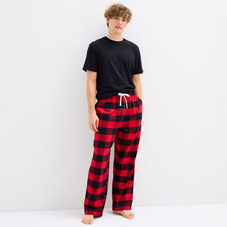 Click here for Arizona Mens Flannel Pajama Pants  Large  Red prices