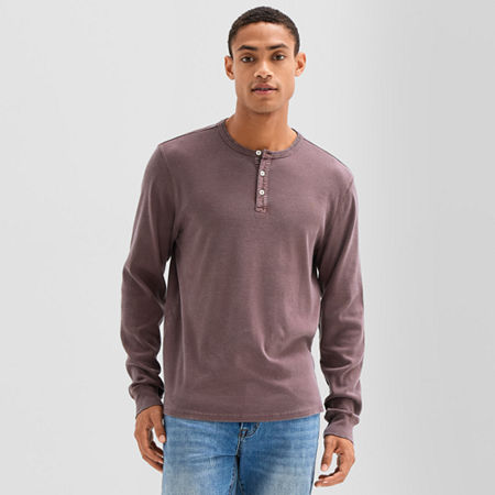Click here for Arizona Mens Long Sleeve Regular Fit Henley Shirt... prices