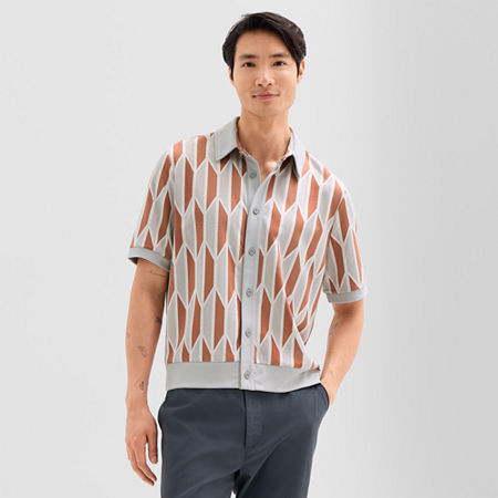Click here for Stylus Mens Short Sleeve Regular Fit Button-Down S... prices