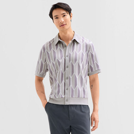 Click here for Stylus Mens Short Sleeve Regular Fit Button-Down S... prices