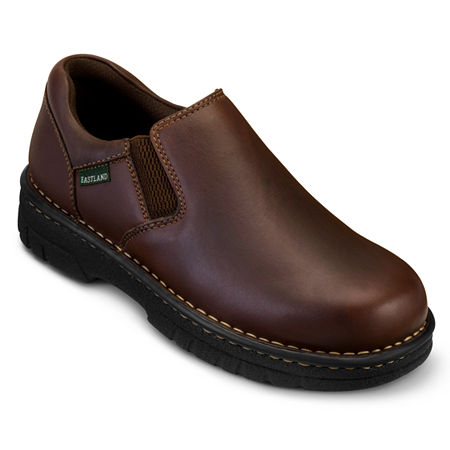Click here for Eastland Newport Mens Leather Slip Ons  12 Wide  B... prices