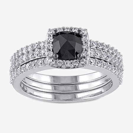 Click here for Midnight Black Diamond 1 1/2 CT.T.W. White and Col... prices