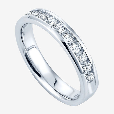 Click here for 1/2 CT.T.W. Channel-Set Natural Diamond Band  8  W... prices