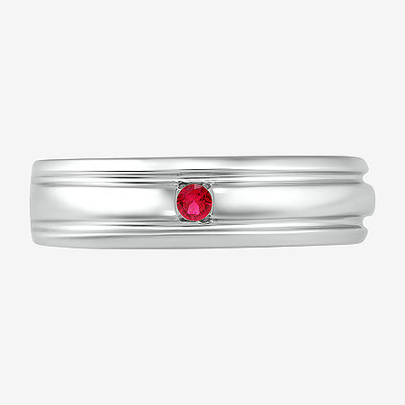 Click here for Mens Lab Created Red Ruby Sterling Silver Fashion... prices