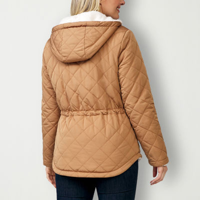 Free Country Womens Water Resistant Midweight Quilted Jacket - JCPenney