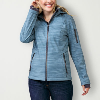 Free Country Womens Midweight Softshell Jacket, Color: Sage Stl Spce ...