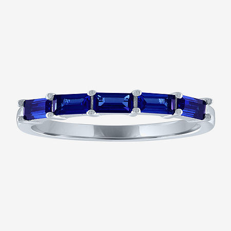 Click here for Gemstone Sterling Silver Stackable Ring  8  Blue S... prices