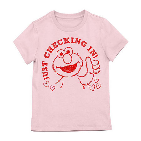 Click here for Elmo Little Girls Crew Neck Short Sleeve Regular F... prices