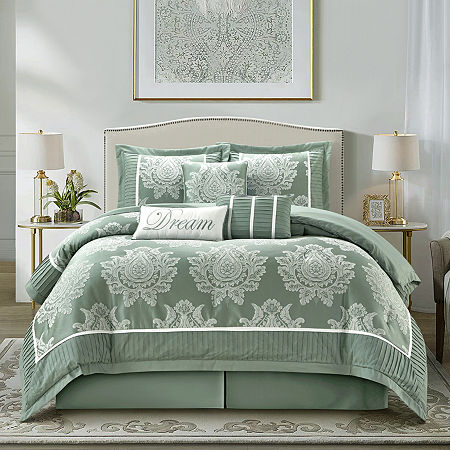 Click here for Stratford Park Therese Damask 7-Pc. Comforter Set... prices