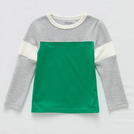 Click here for Okie Dokie Toddler & Little Boys Crew Neck Long Sl... prices