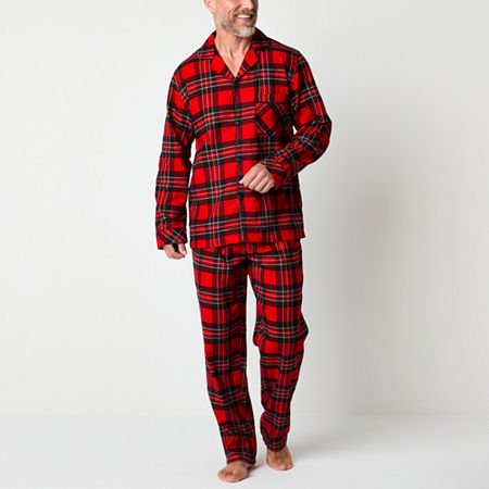 Click here for St. Johns Bay Mens Flannel Long Sleeve 2-pc. Pajam... prices