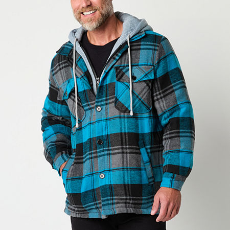 Click here for Victory Flannel Mens Hooded Midweight Shirt Jacket... prices