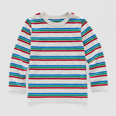 Click here for Okie Dokie Toddler & Little Boys Crew Neck Long Sl... prices
