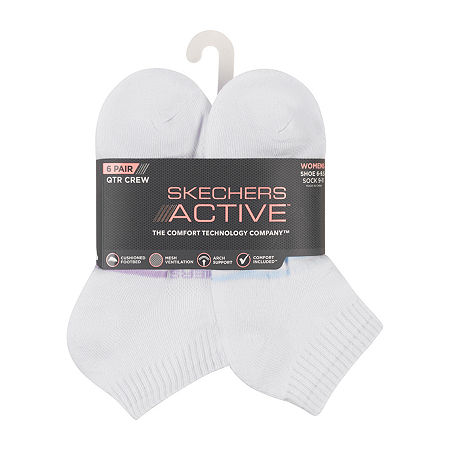 Click here for Skechers Active Womens Multi-Pack 6 Pair Quarter A... prices