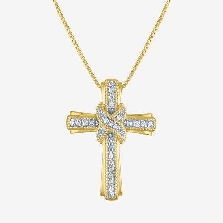 Click here for 1/10 CT. T.W. Natural White Diamond 14K Gold Over... prices