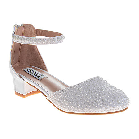 Click here for Badgley Mischka Toddler Round Closed Toe Block Hee... prices