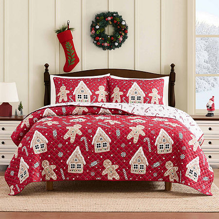 Avanti Holiday Lane 3pc. Reversible Quilt Set